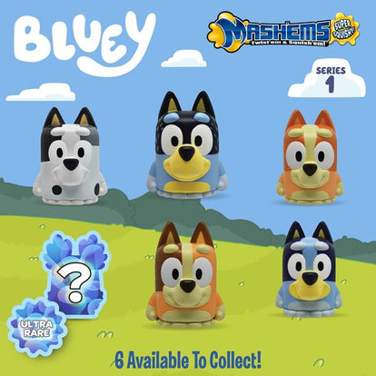 Bluey Mash'ems – Squishy Collectible Toys for Kids & Fans – Character ...