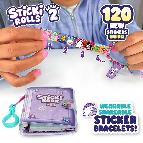 Sticki Rolls Sticki Book S2 – Fun & Creative Sticker Collection for All ...