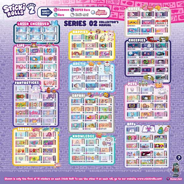 Sticki Rolls Sticki Book S2 – Fun & Creative Sticker Collection for All ...