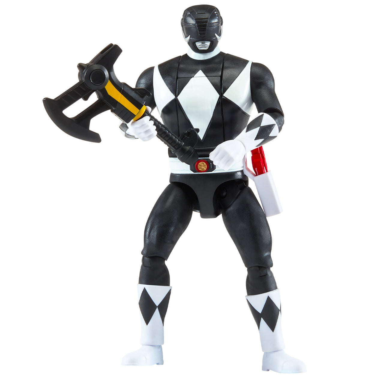 Mighty Morphin Power Rangers Auto-Morphin Black Ranger Figure ...