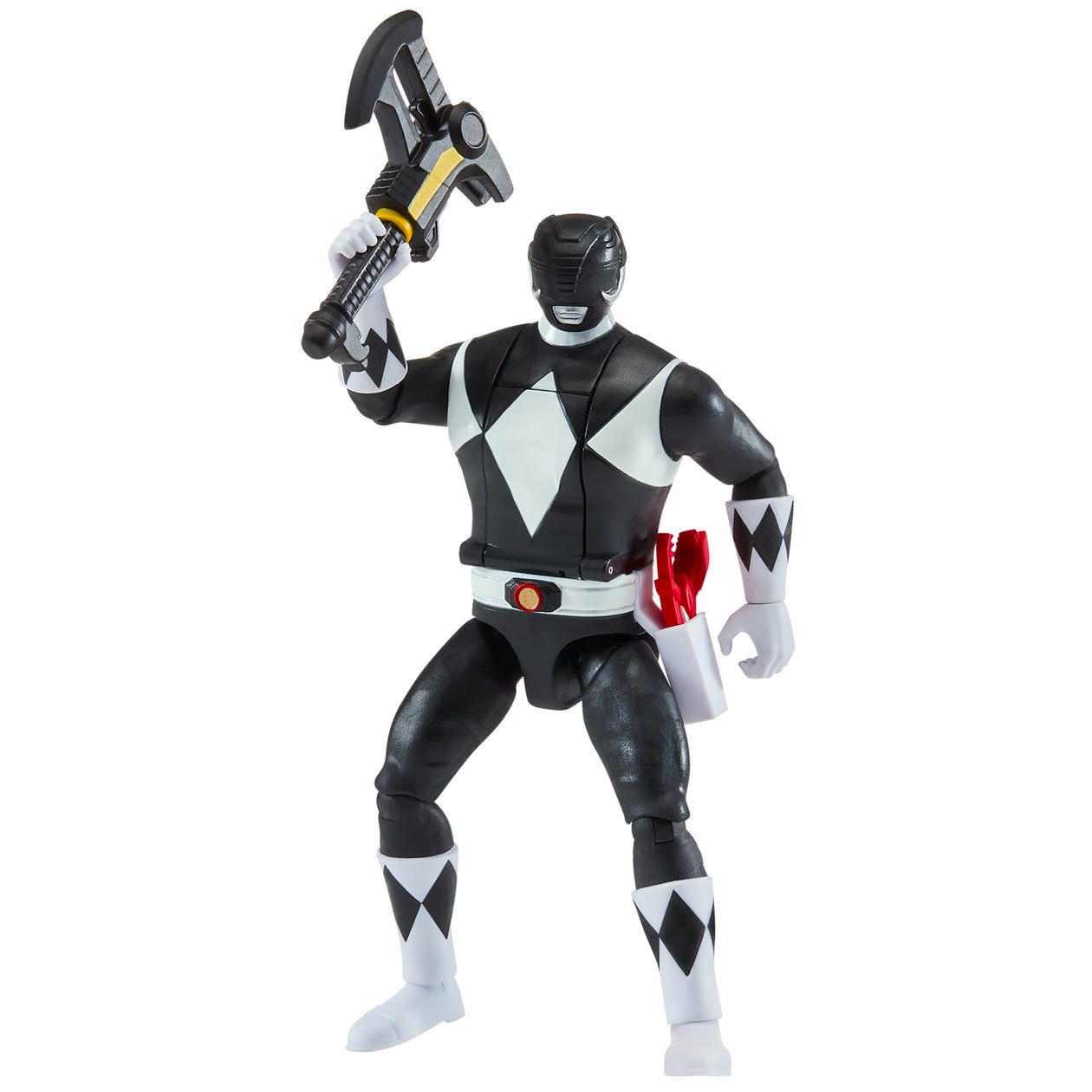 Mighty Morphin Power Rangers Auto-Morphin Black Ranger Figure ...